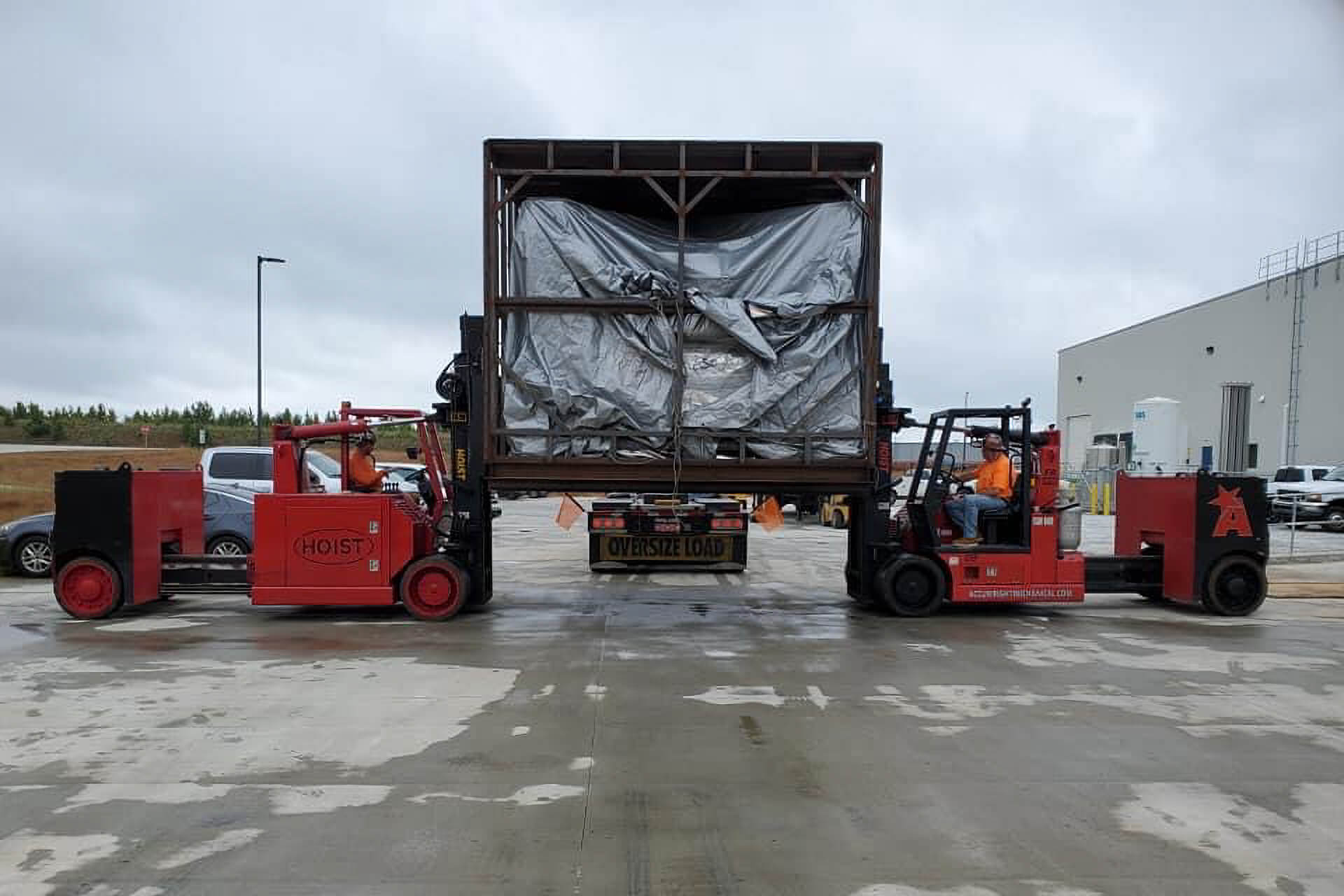 Heavy Machinery Moving | Accuwright Mechanical